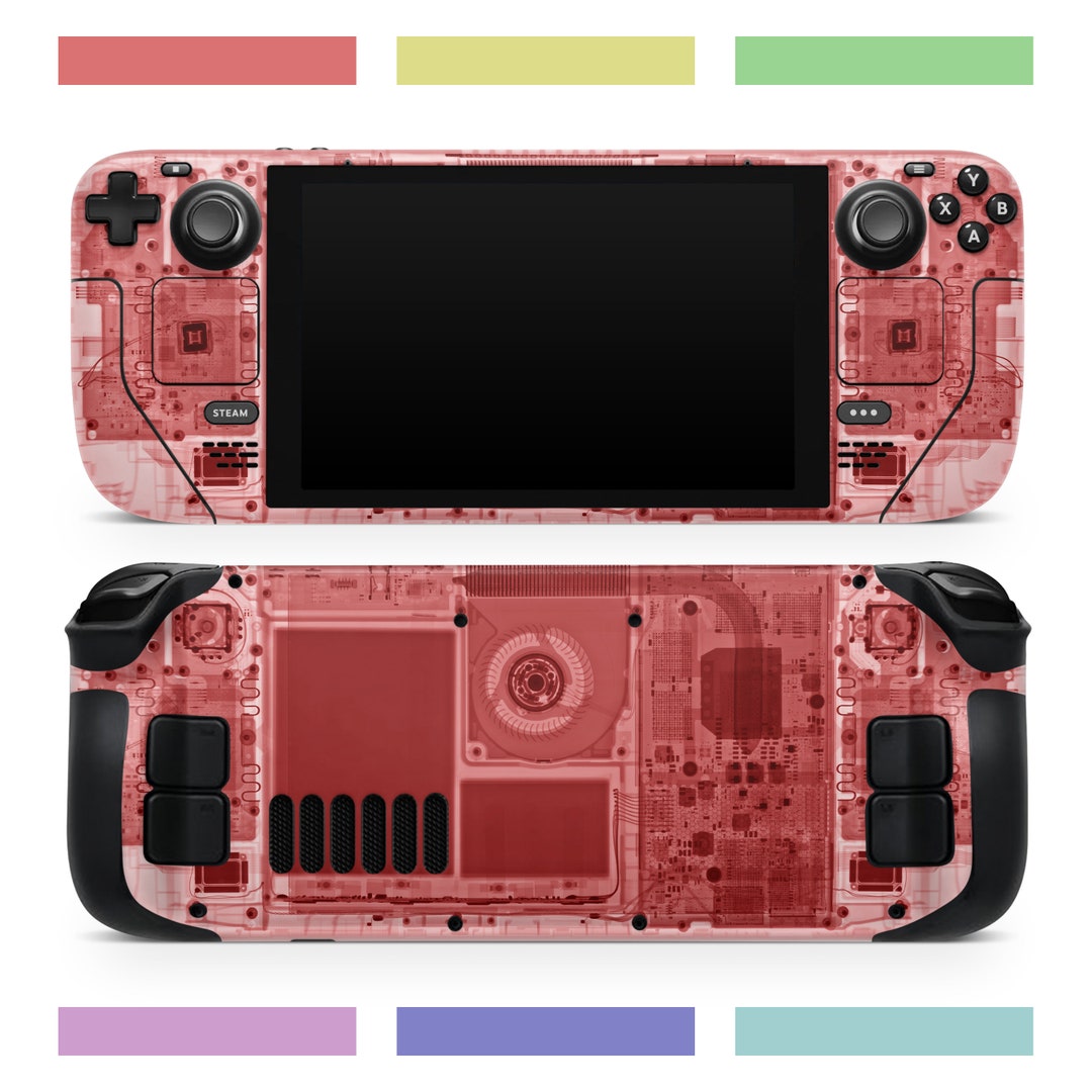 XRAY Internals Steam Deck Skin, Red, Yellow, Pink, Blue, Green Teal ...