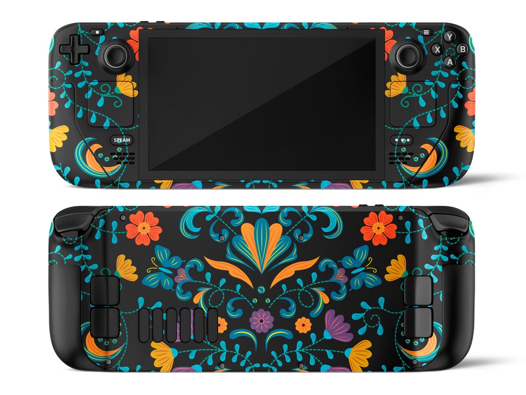 Brodery Floral Steam Deck Skin Cute Colorful Flowers New - Etsy