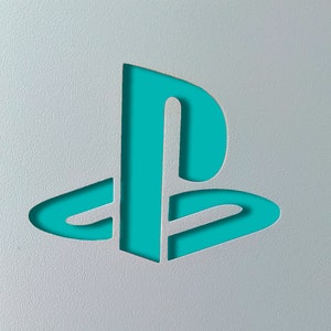 Retro PS Logo Sticker for PS5, Underlay Playstation 5 Vinyl Decal ...