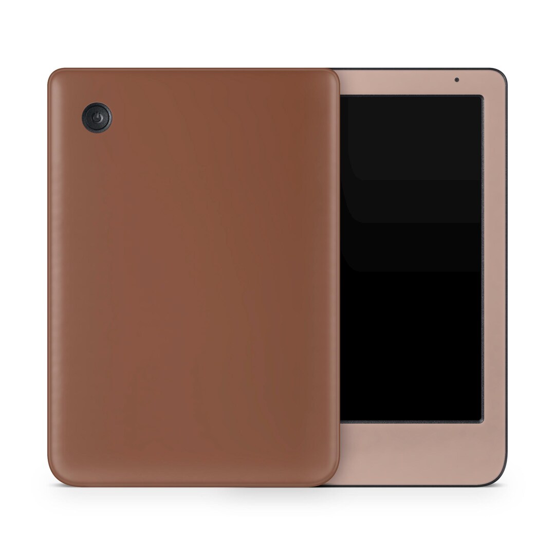Cappuccino Kobo Skin, Coffee Brown Two Tone Skin for Kobo Clara, Nia ...
