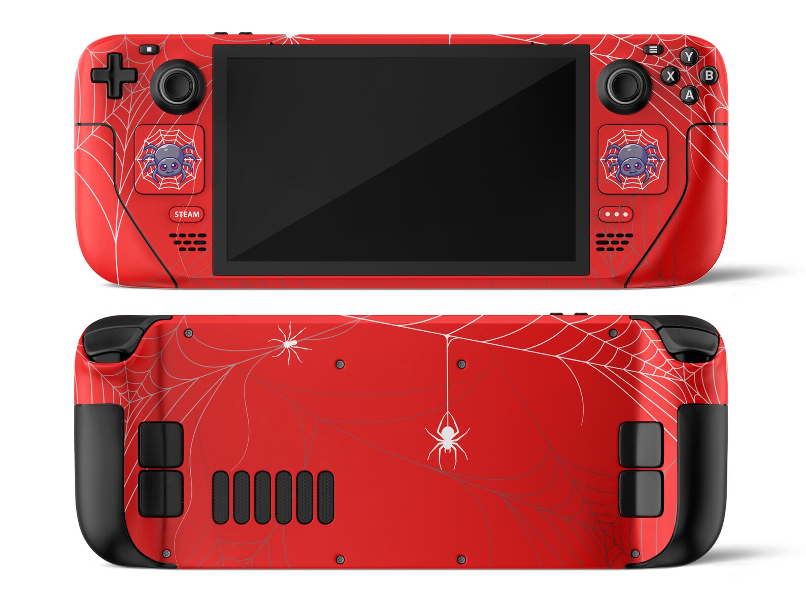 Spider Web Steam Deck Skin Cute Spider Red Color Steamdeck - Etsy