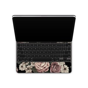 Roses Magic Keyboard Skin, Natural Aesthetic Flowers Floral Cozy Skin ...