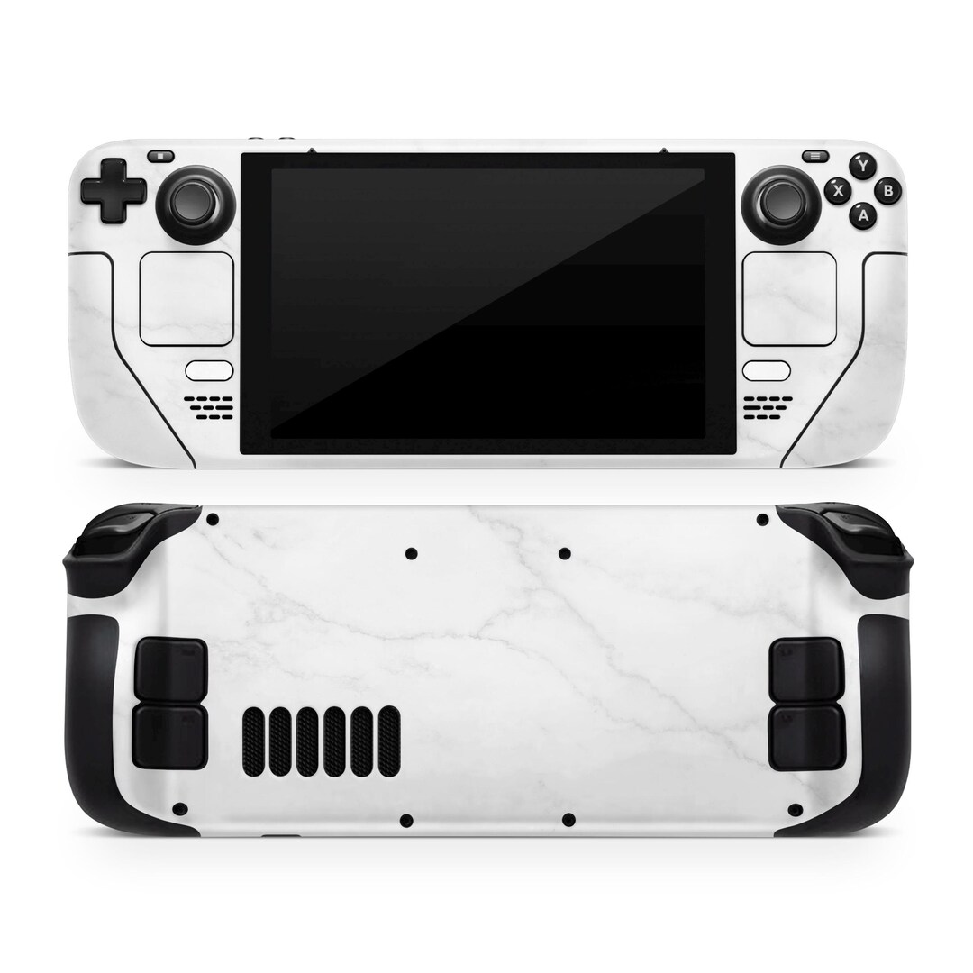 White Marble Steam Deck Skin, Aesthetic Stone Design, Steamdeck OLED ...