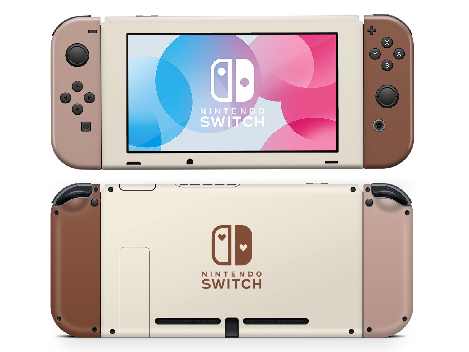 Cappuccino Nintendo Switch Skin Coffee Brown Cream Solid - Etsy