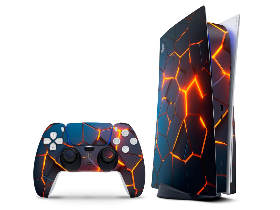 Volcano Skin for PS5 Console & Controller, Signature the Core Magma ...