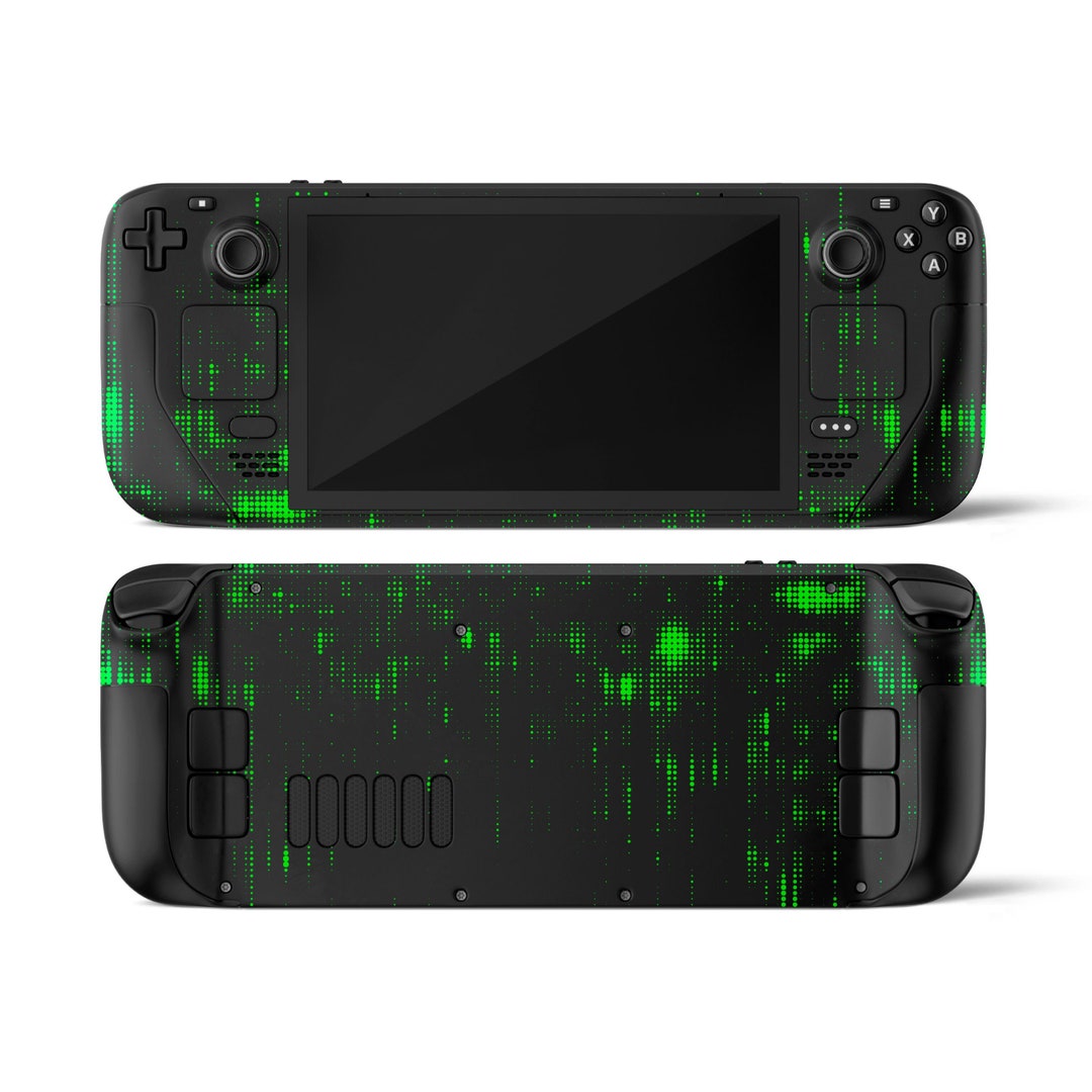 Green Cyber Steam Deck Skin: 3M Vinyl Decal Wrap - Etsy