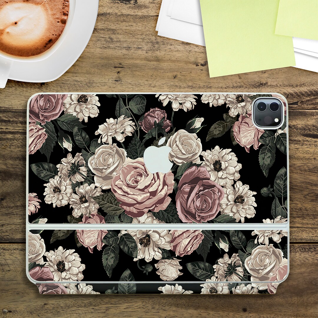 Roses Magic Keyboard Skin, Floral Cozy Decal Wrap, 3M Vinyl - Etsy