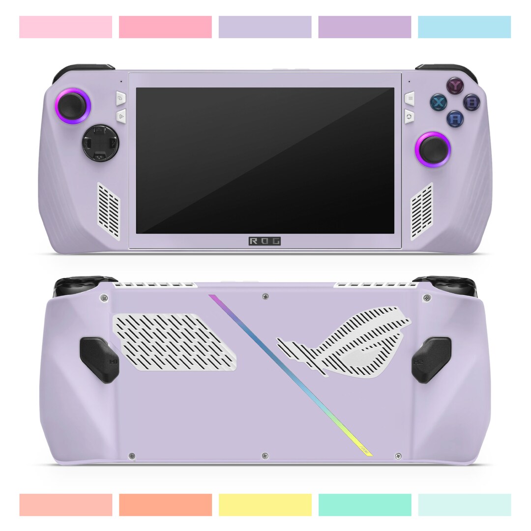 Signature Pastel Series Rog Ally Skin, Baby Pink Blue Purple Lavender ...