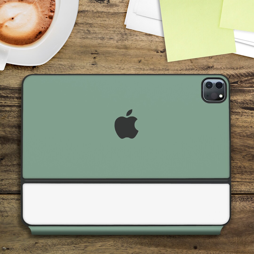 Two Tone Magic Keyboard Skin, Green White Colorwave Design Skin for ...