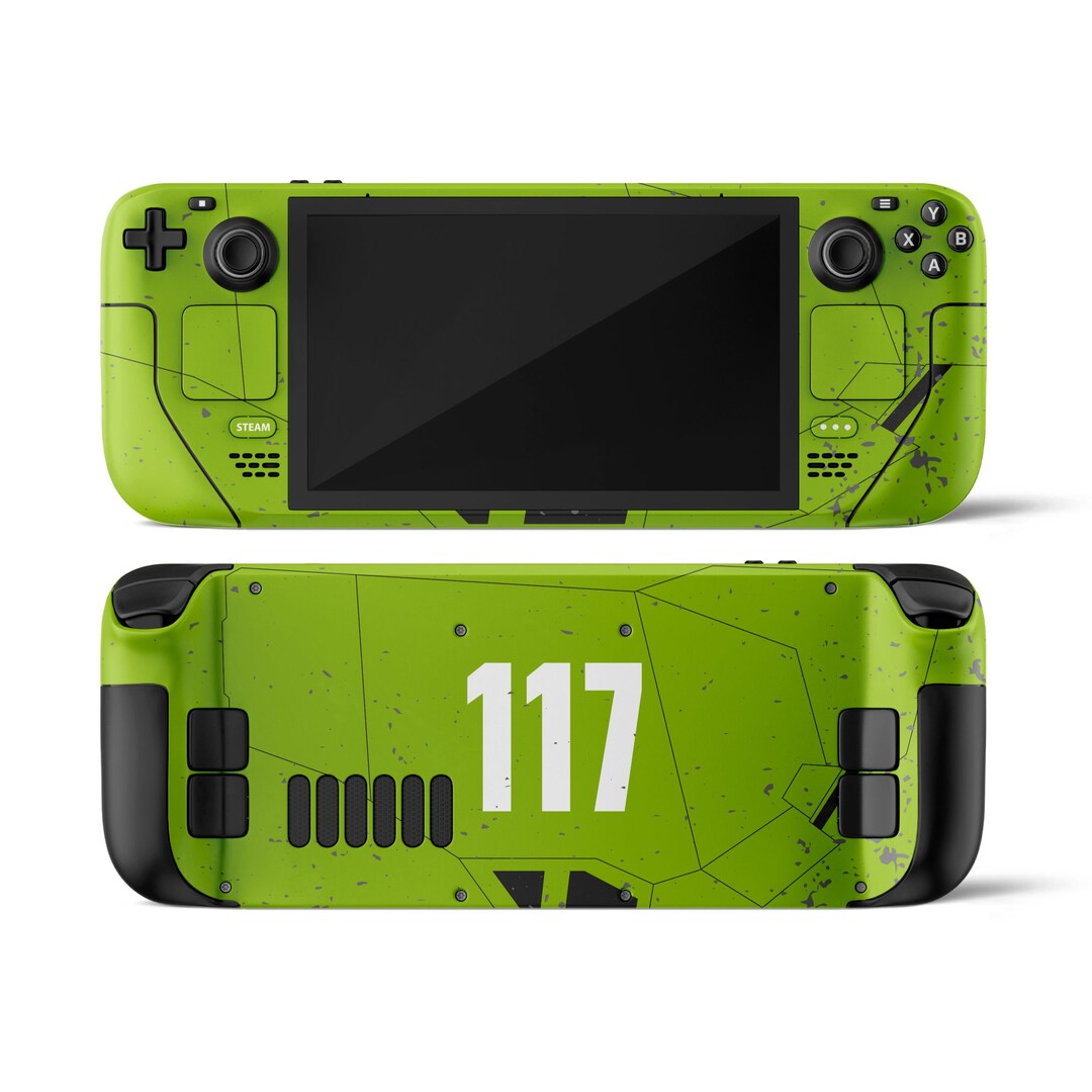Halo Inspired Steam Deck Skin, Special Edition Green Game Drive ...