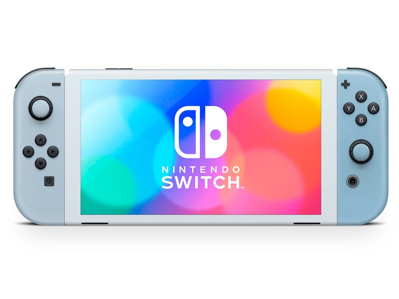 Ocean Breeze Nintendo Switch OLED Skin: Pastel Blue Vinyl Wrap, 3M - Etsy