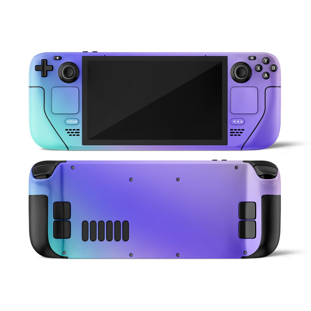 Gradient Lavender Steam Deck Skin, Blue Purple Teal Steamdeck Gaming ...