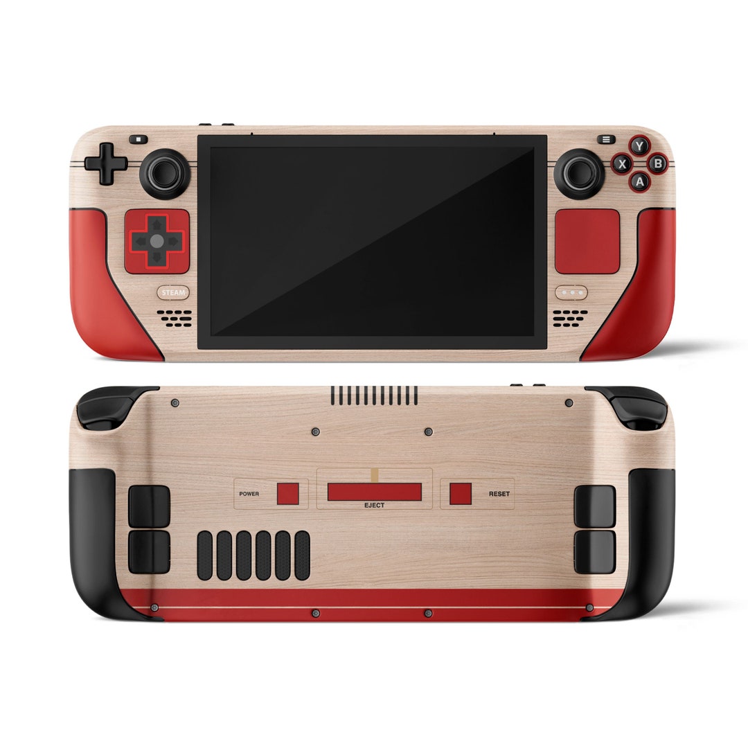 Famicom Steam Deck Skin, Retro Gaming Console Inspired Steamdeck OLED ...