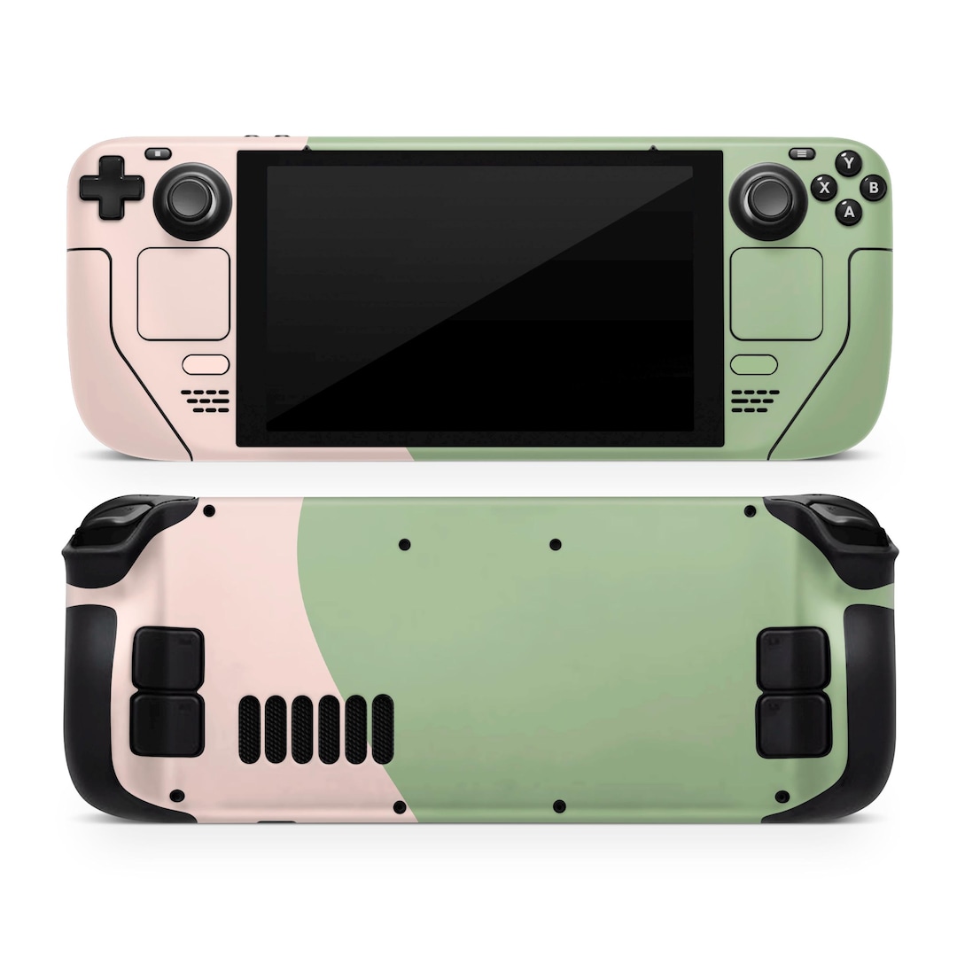 Sage & Cream Steam Deck Skin, Two Tone Wild Green Color, Steamdeck OLED ...