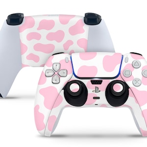 Cow Print Skin for PS5 Skin, Pastel Pink Cute Animal Compatible With ...