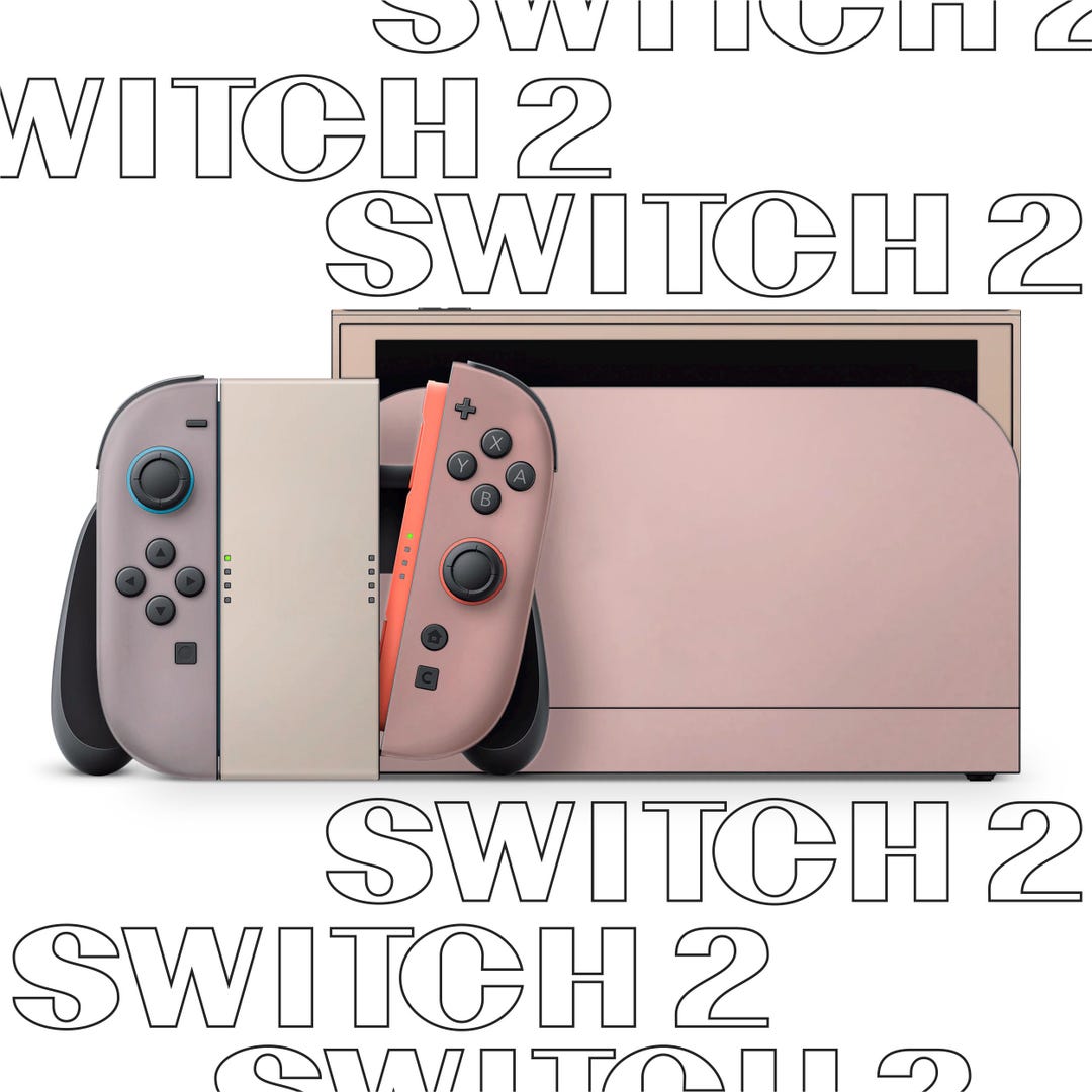 Ceramic Rose Nintendo Switch 2 Skin: 3M Vinyl Decal Wrap - Etsy