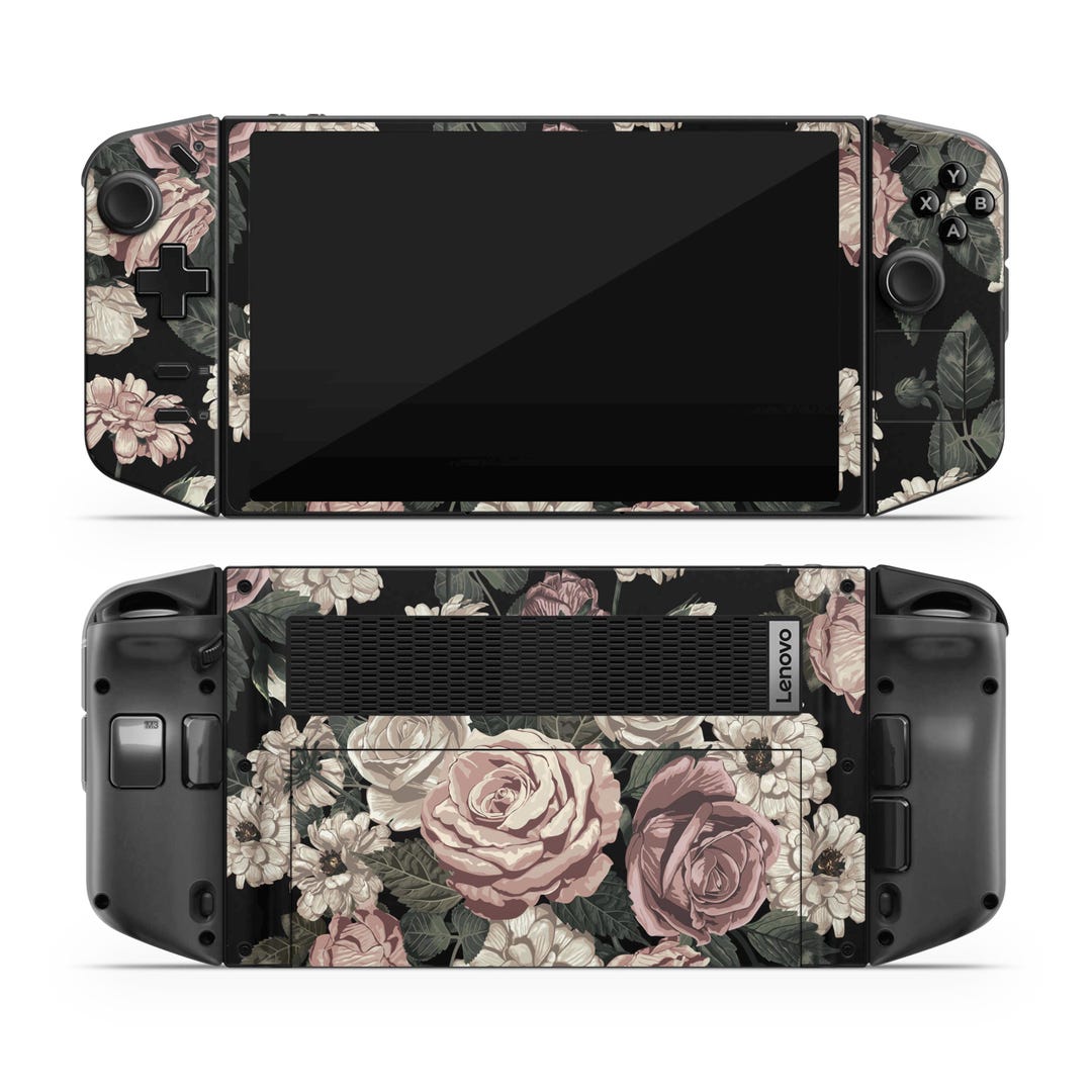 Roses Legion Go Skin, Aesthetic Floral White Rose Skin for Lenovo ...