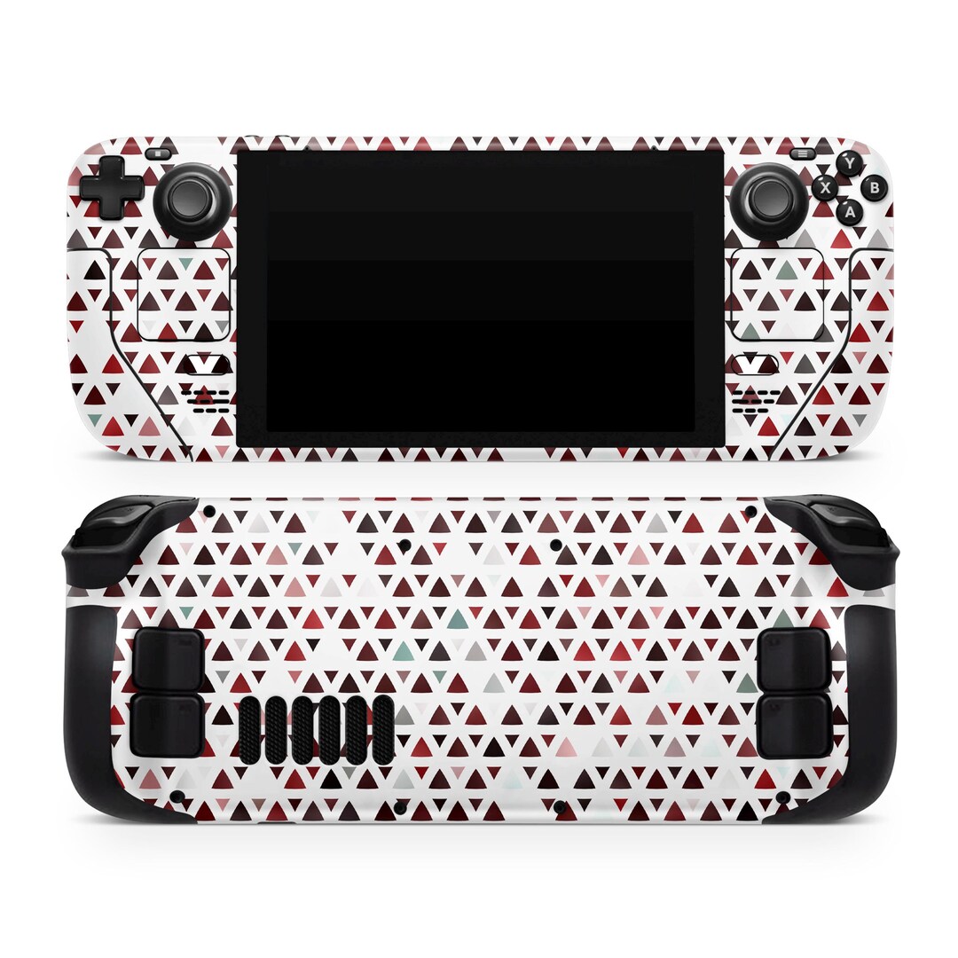 Red Crystal Steam Deck Skin, Deep Red Brown Tones Rectangle Design Skin ...