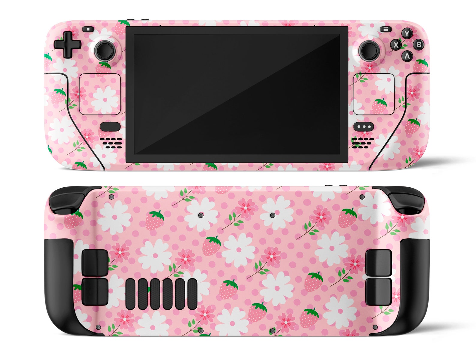 Cute Strawberry Steam Deck Skin Pastel Pink Aesthetic - Etsy
