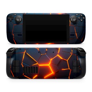 Volcano Steam Deck Skin, Signature the Core Magma, OLED Steamdeck Decal ...