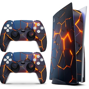 Volcano Skin for PS5 Console & Controller, Signature the Core Magma Compatible With Playstation ...