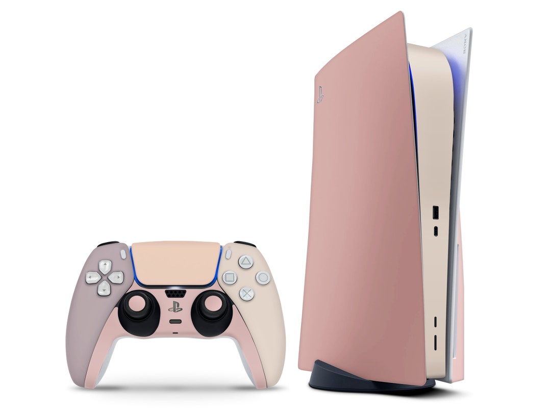 Ceramic Rose PS5 Skin, Nude Beige Neutral Pastels, Playstation 5 ...