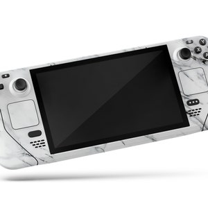 White Marble Steam Deck Skin, Aesthetic Stone Design, Steamdeck OLED ...