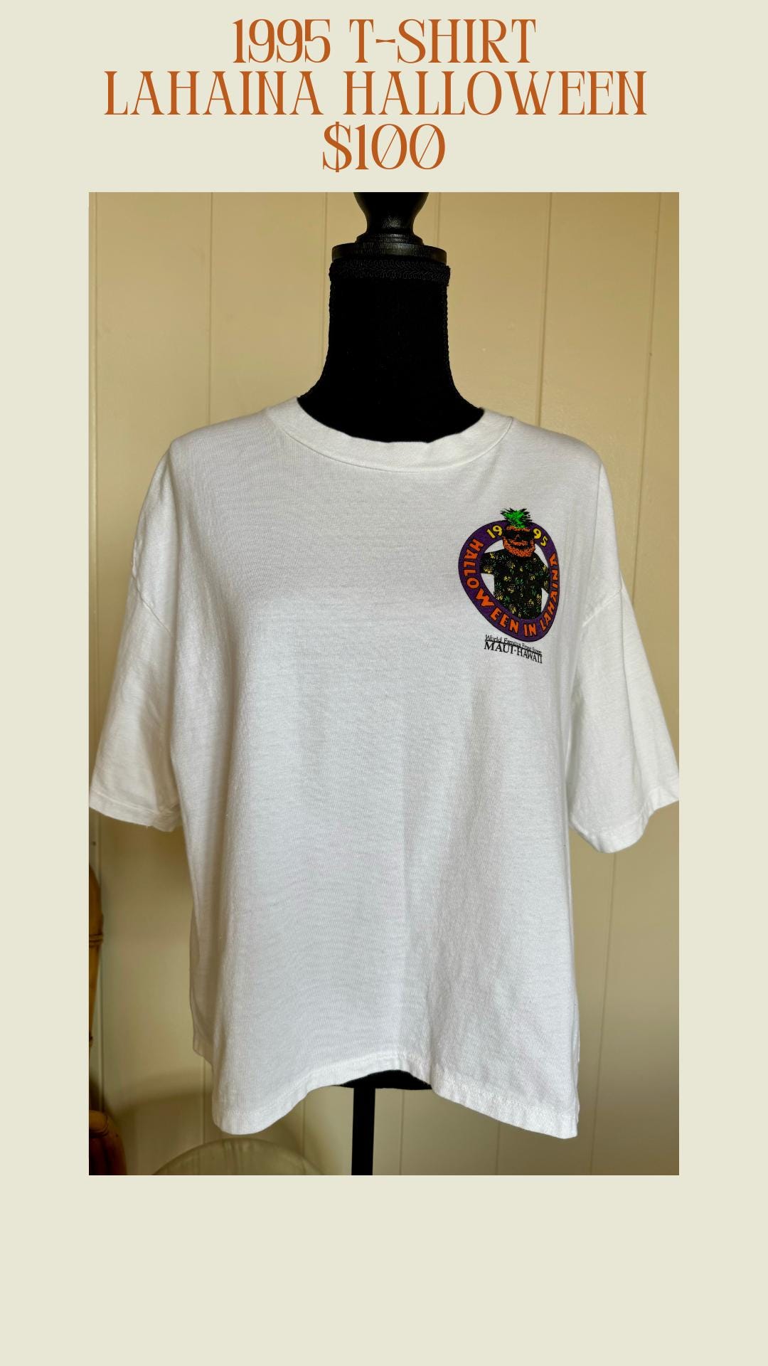 1995 Lahaina Halloween Front St T-shirt - Etsy