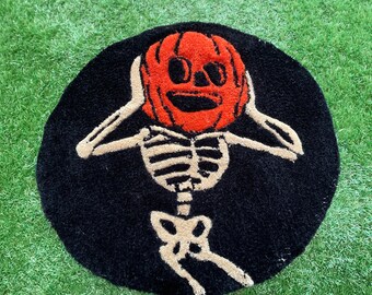 Skeleton Floor Rug - Etsy