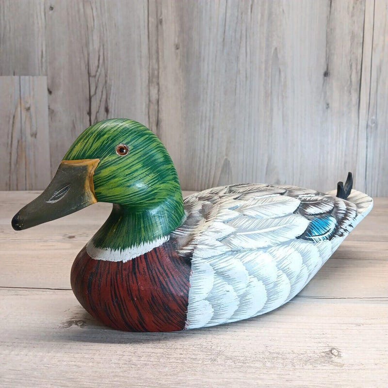 Wooden Duck Decoy - Etsy