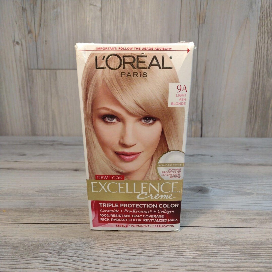 L'oreal Paris Excellence Creme Hair Color 9A Light Blonde - Etsy Canada