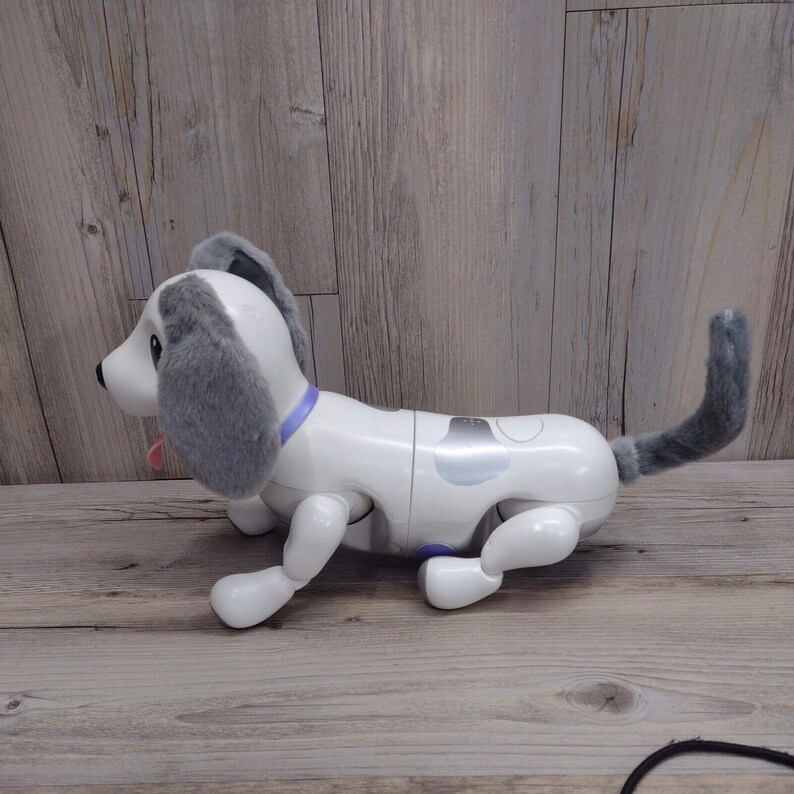 TAKARA TOMY Hello Zoomer Miniature Dachs White Robot Dog Aibo. Works - Etsy