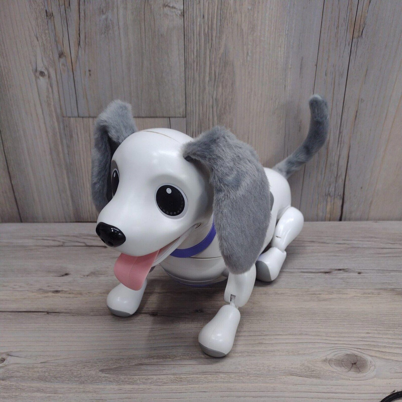 TAKARA TOMY Hello Zoomer Miniature Dachs White Robot Dog Aibo. Works - Etsy