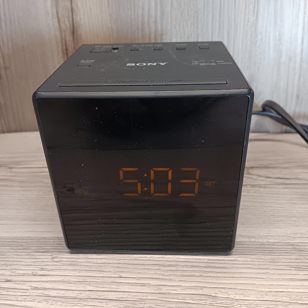 Sony Digital Clock Radio Alarm Timer - Black - Etsy