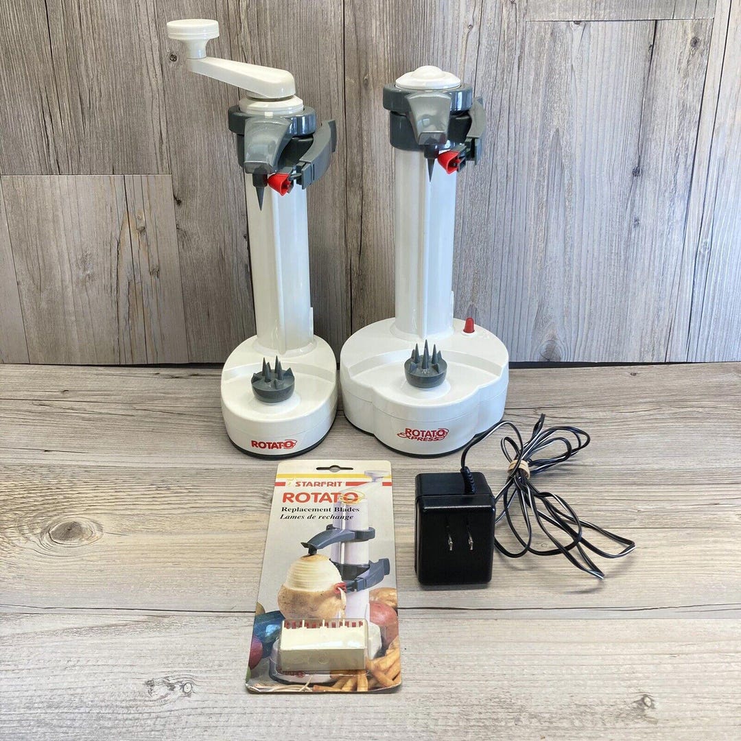 Starfrit Rotato Express - Electric Peeler With Replacement Blades - Etsy
