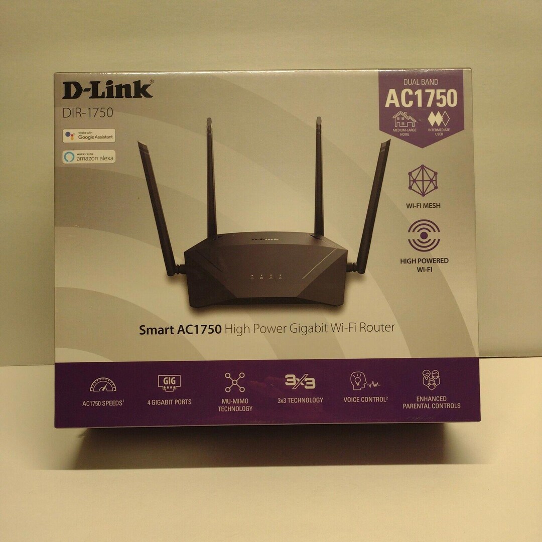 D-link DIR-1750 Smart AC1750 High Power Gigabit Wi-fi Router - Etsy