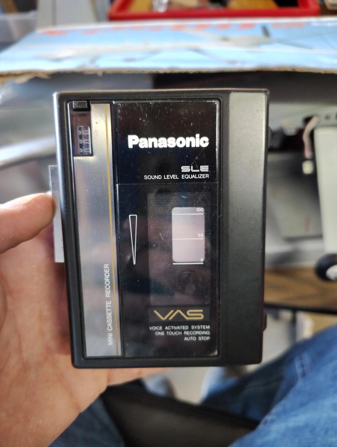 Panasonic Mini Cassette Recorder With Voice Activation - SL-E Model ...