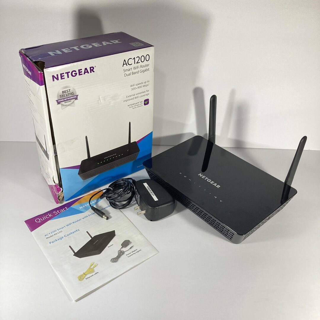 NETGEAR AC1200 Dual Band Wifi Router - High Speed Wireless Internet - Etsy