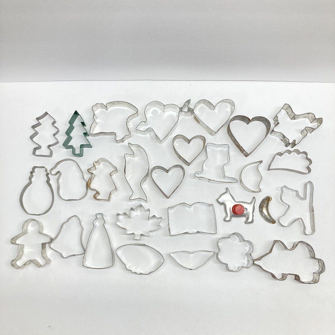Assorted Cookie Cutters Set - 30 Unique Shapes for Baking Fun - Etsy