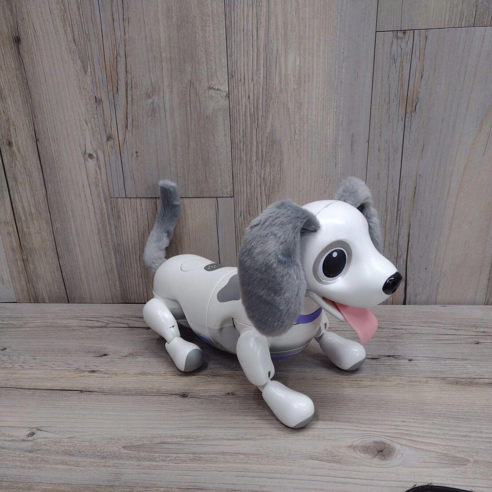 TAKARA TOMY Hello Zoomer Miniature Dachs White Robot Dog Aibo. Works - Etsy