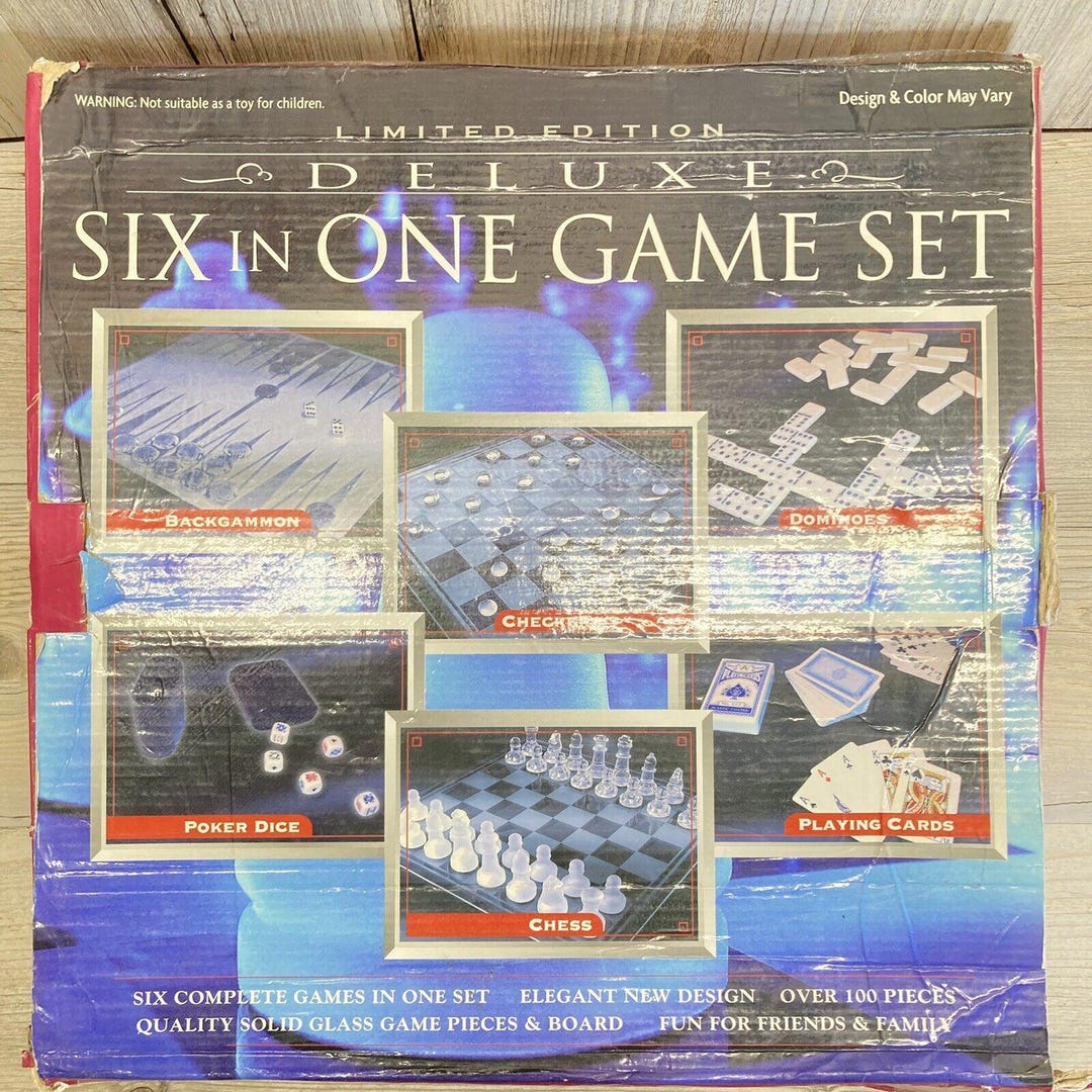 Deluxe Limited Edition Six in One Game Set - Etsy