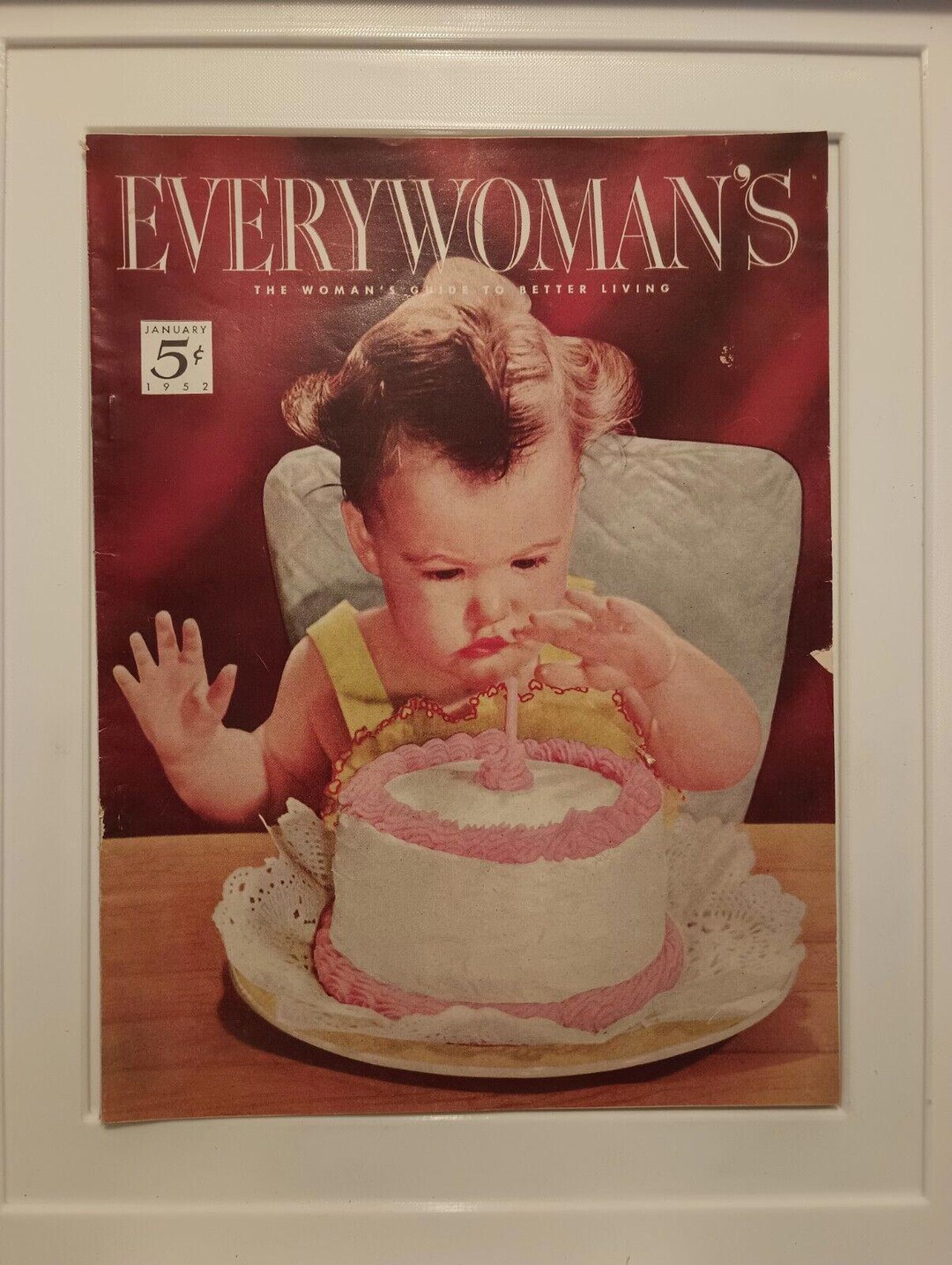 EVERYWOMAN'S Magazine January 1952 Cover Photo by L. WILLINGER - Etsy