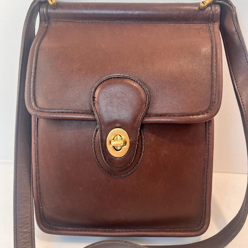 Vintage Brown Coach Handbags - Etsy