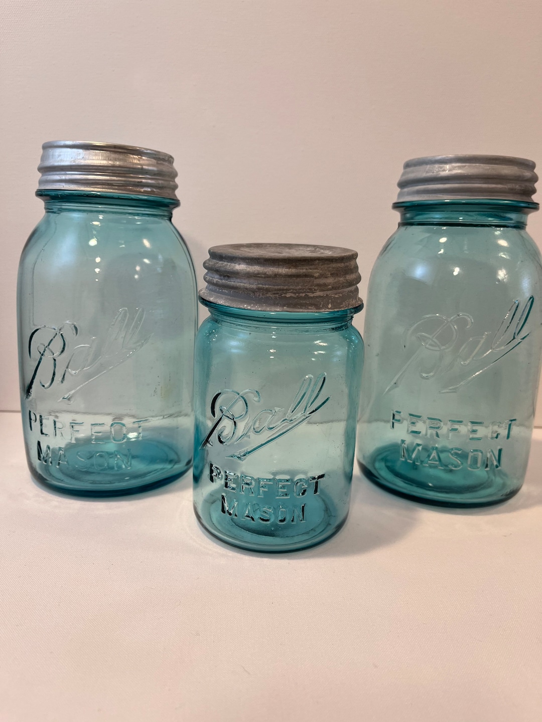 Blue Ball Mason Jars - Etsy