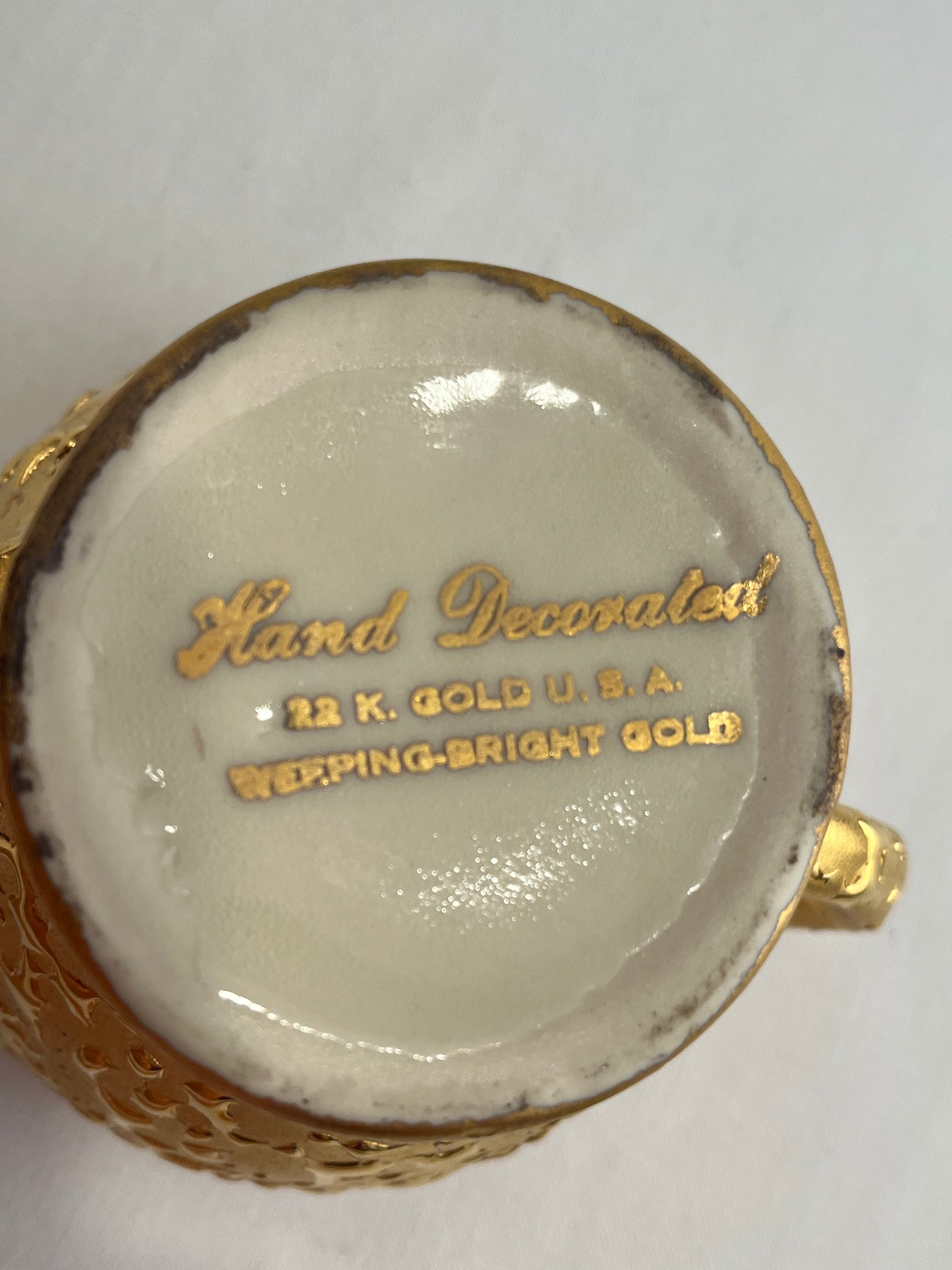 Weeping Gold MCM Dishes - Etsy