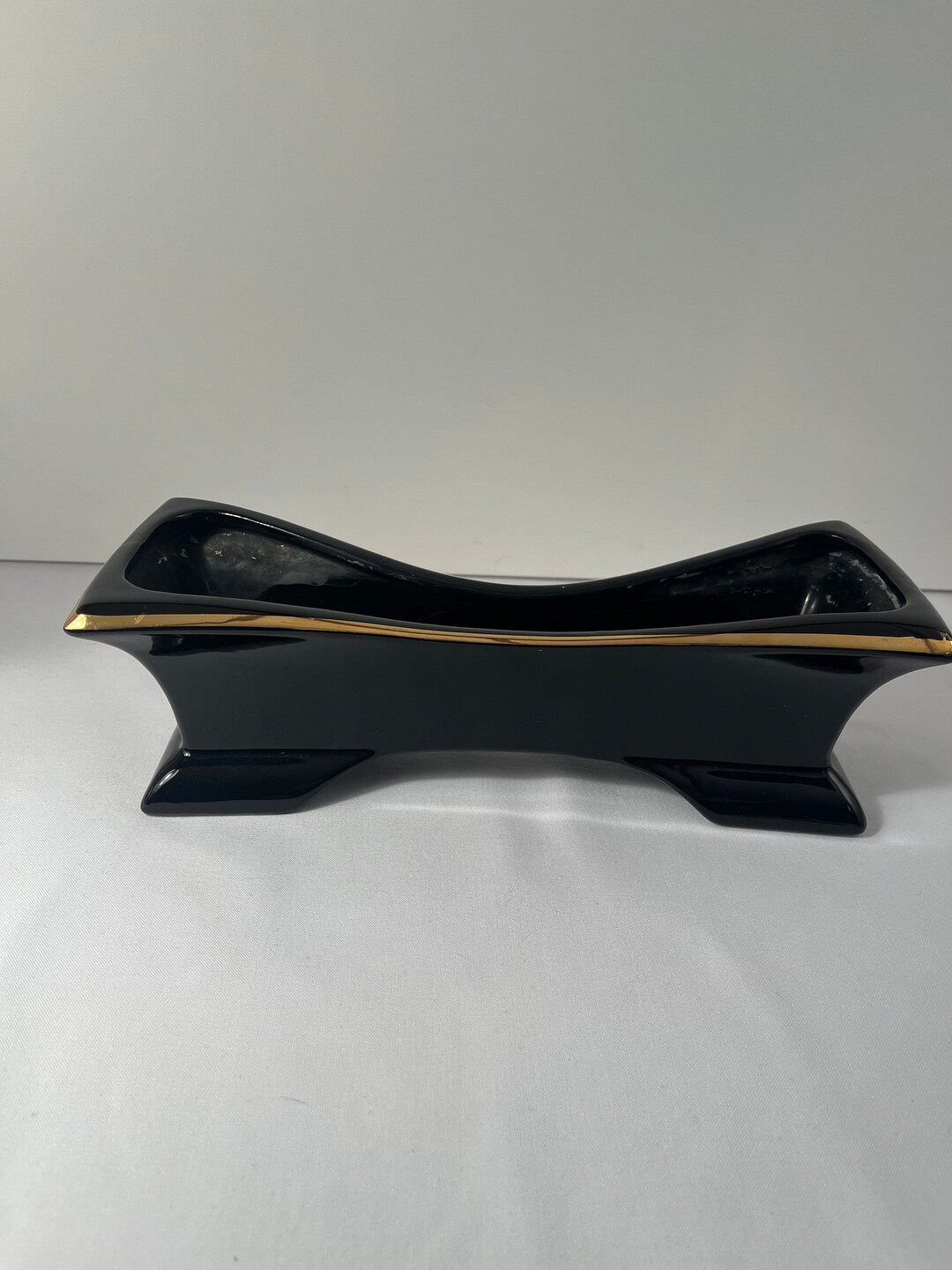 MCM Black Rectangle Planter - Etsy