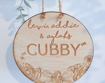 Wood Cubby House Sign - Etsy