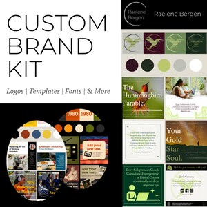 Custom Brand Package | Deluxe Branding Kit | Logo | Template | Social ...
