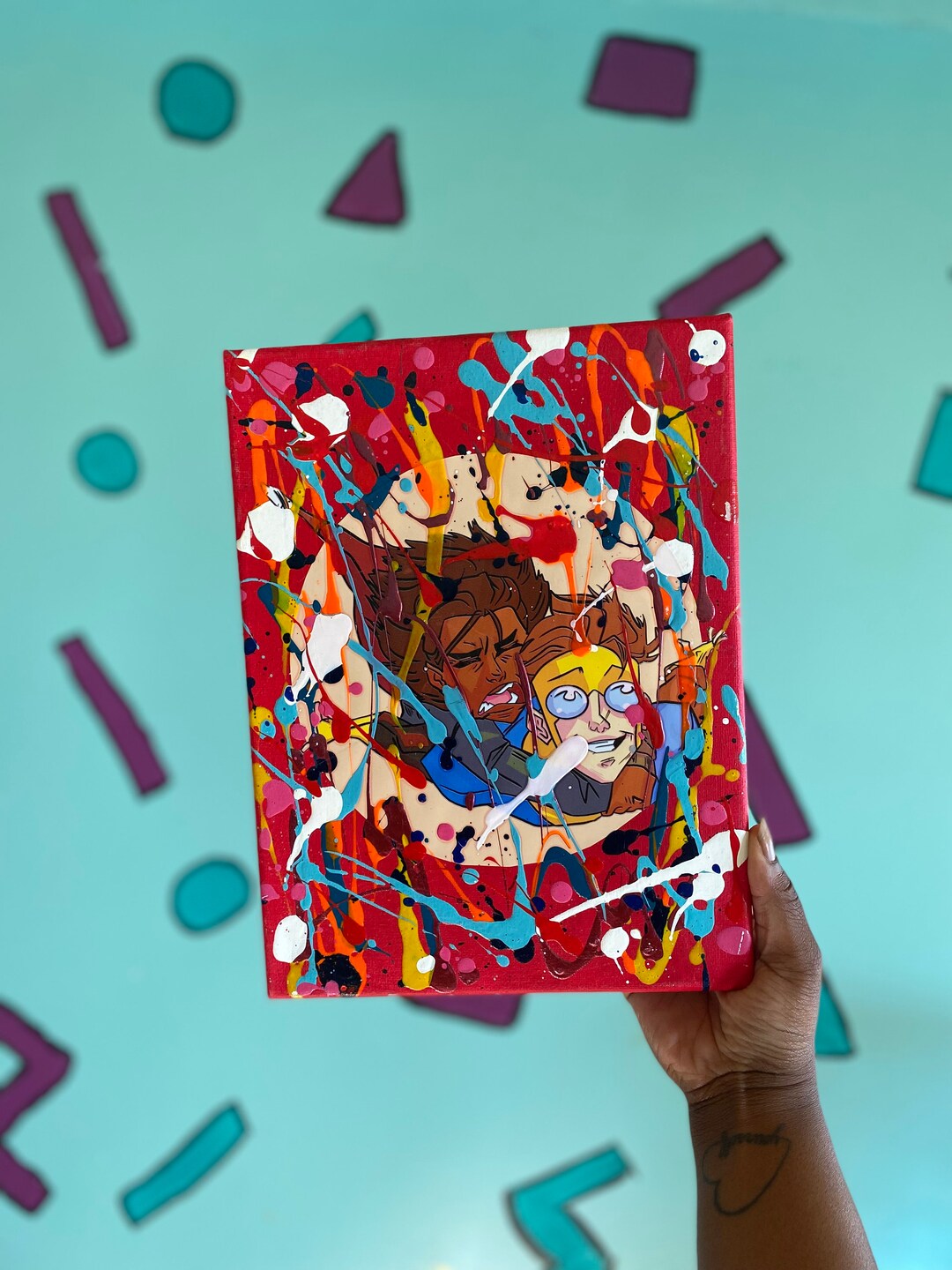 Invincible Drip Painting - Etsy