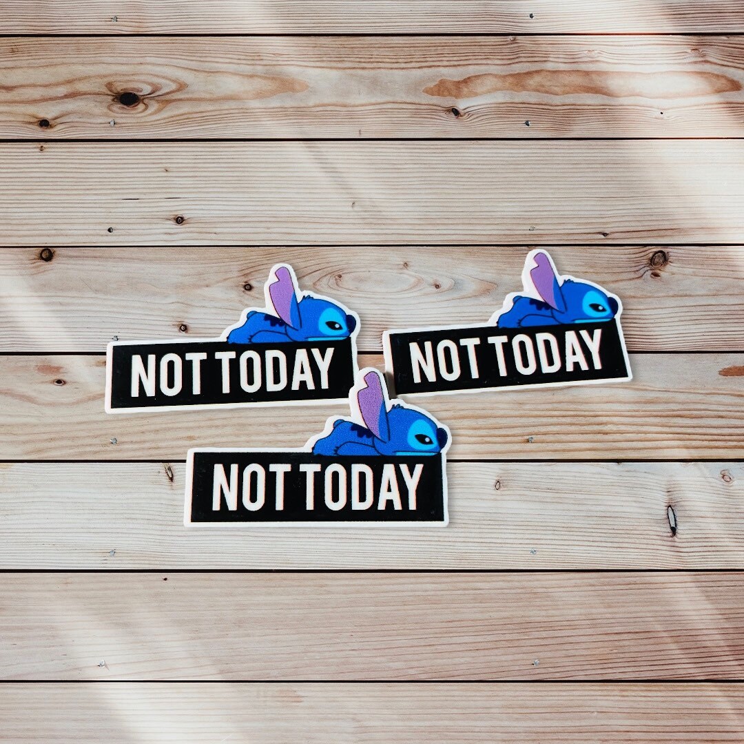 Not Today Stitch Planar 3 Piece Set - Etsy